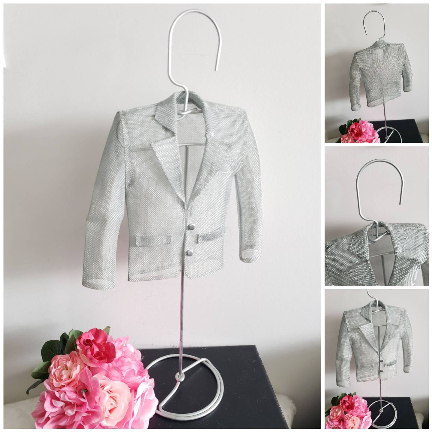 Vintage IKEA TRÅD Mesh Forms/ Dress Form & Men's Suit Blazer Table ...