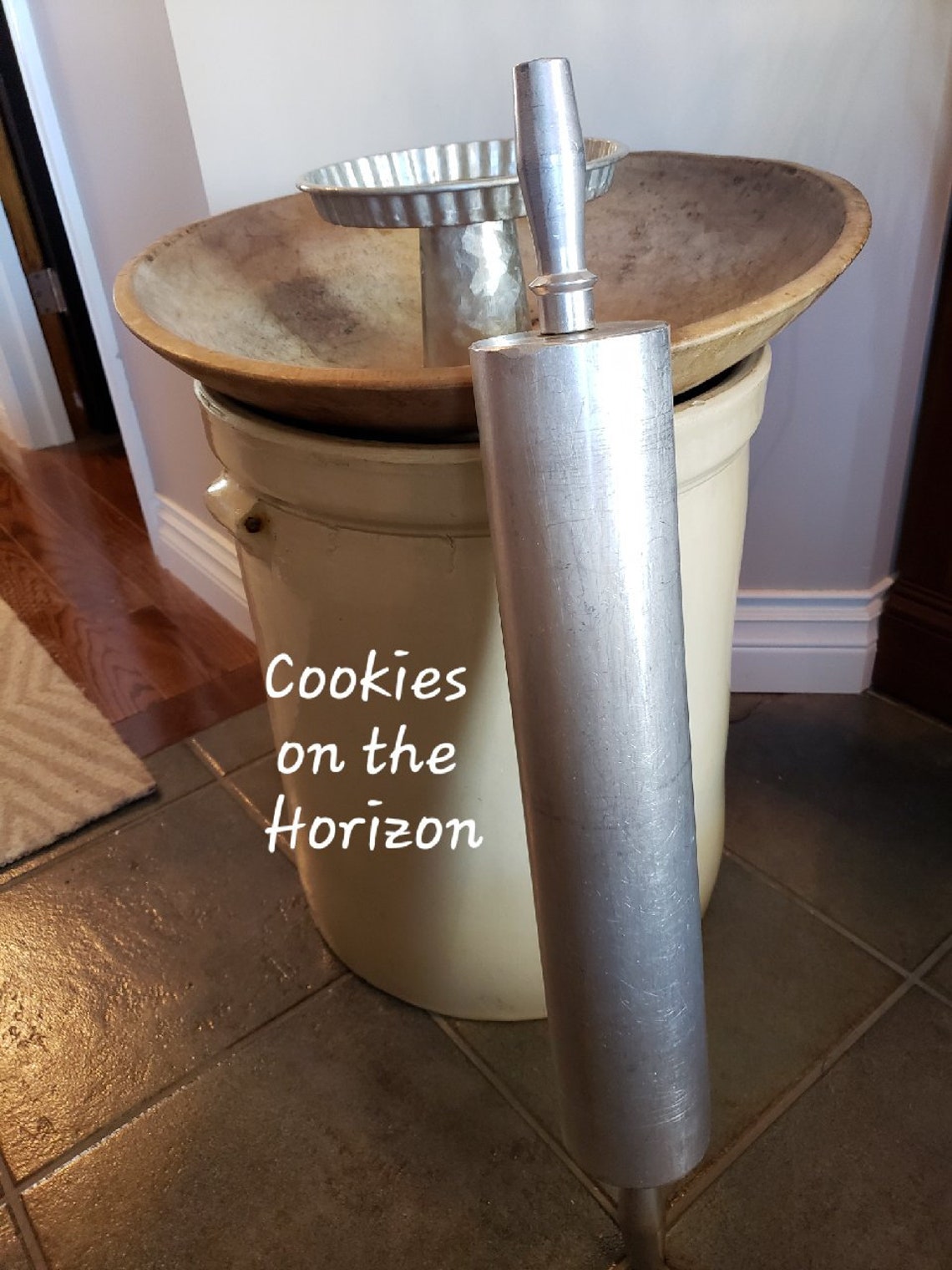 Vintage Industrial Aluminum Steel Rolling Pin Working Order - Etsy Canada