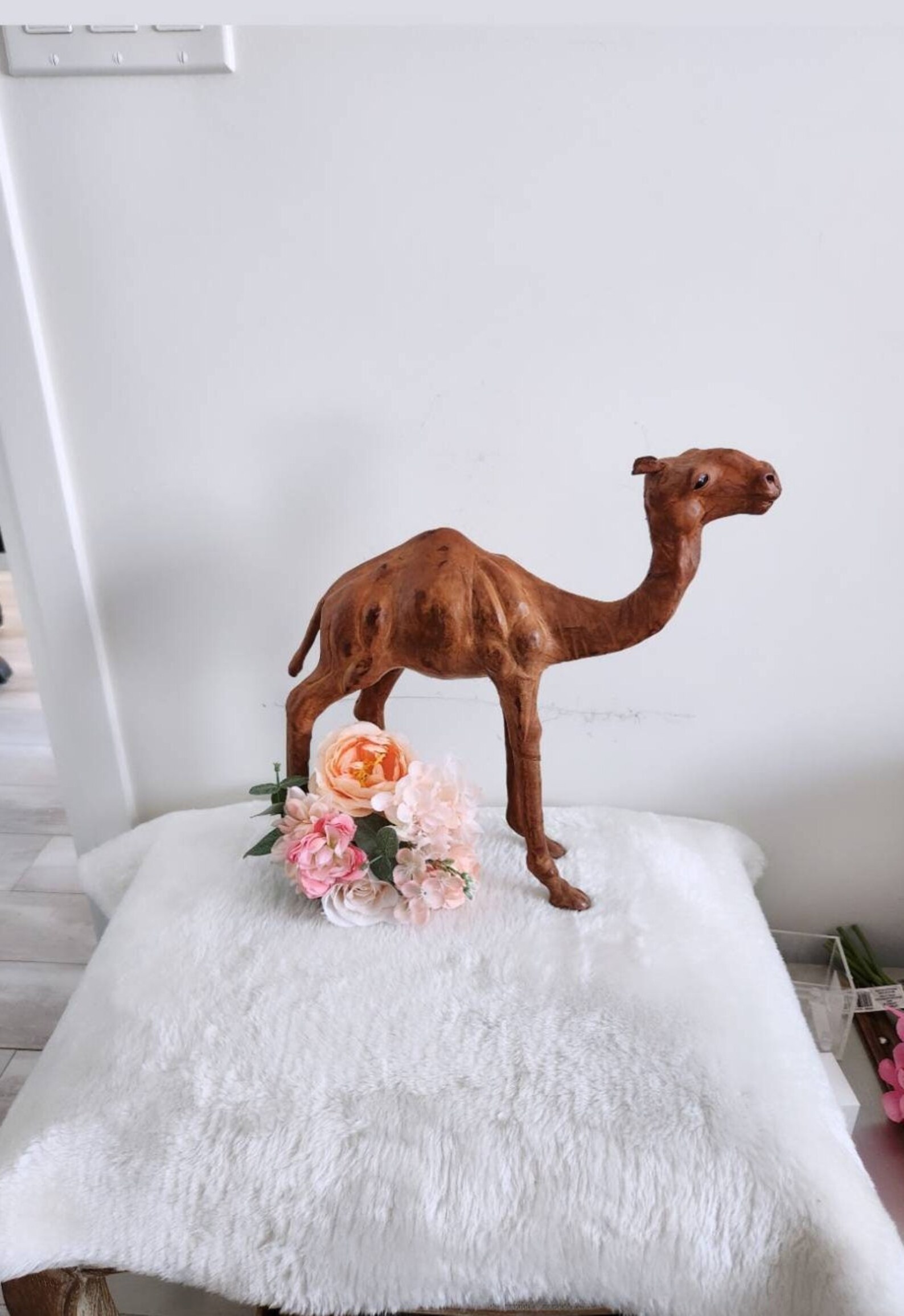 Vintage Dromedary Arabian Leather Camel Figurine/ Leather - Etsy Canada