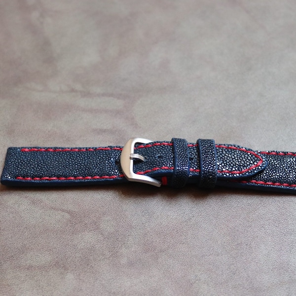 Navy Stingray Watch Strap - Etsy