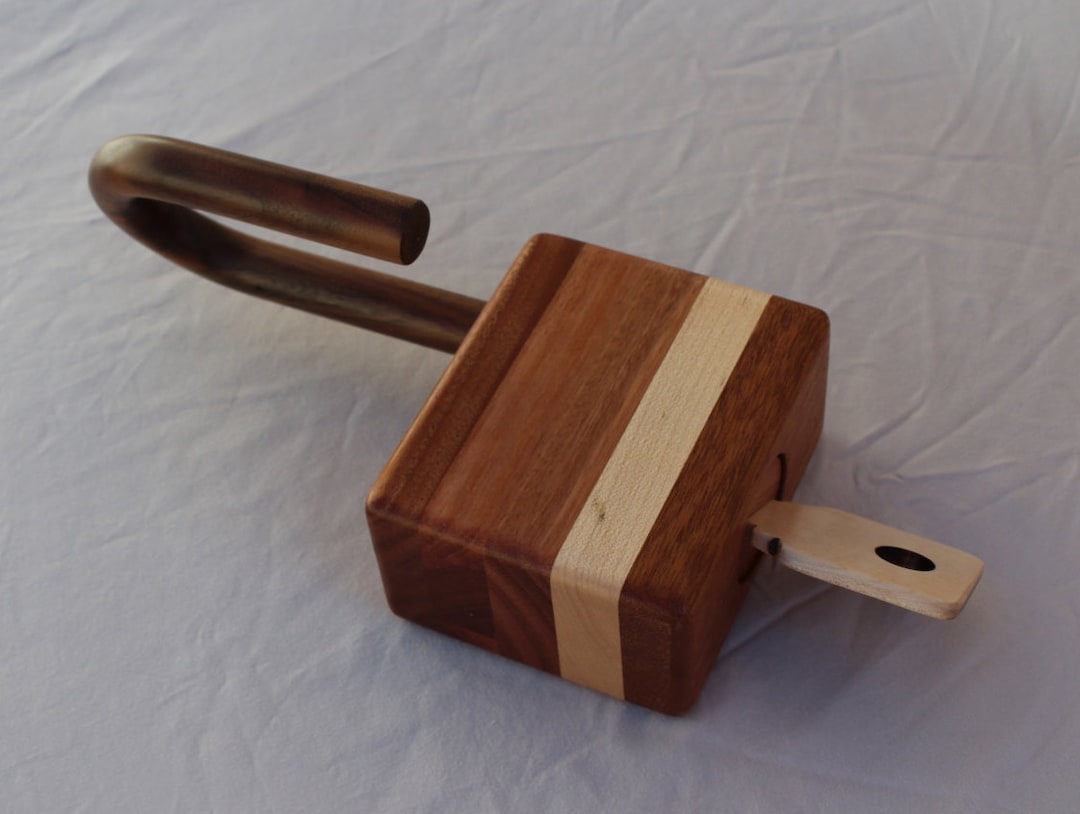 Wood Padlock - Etsy
