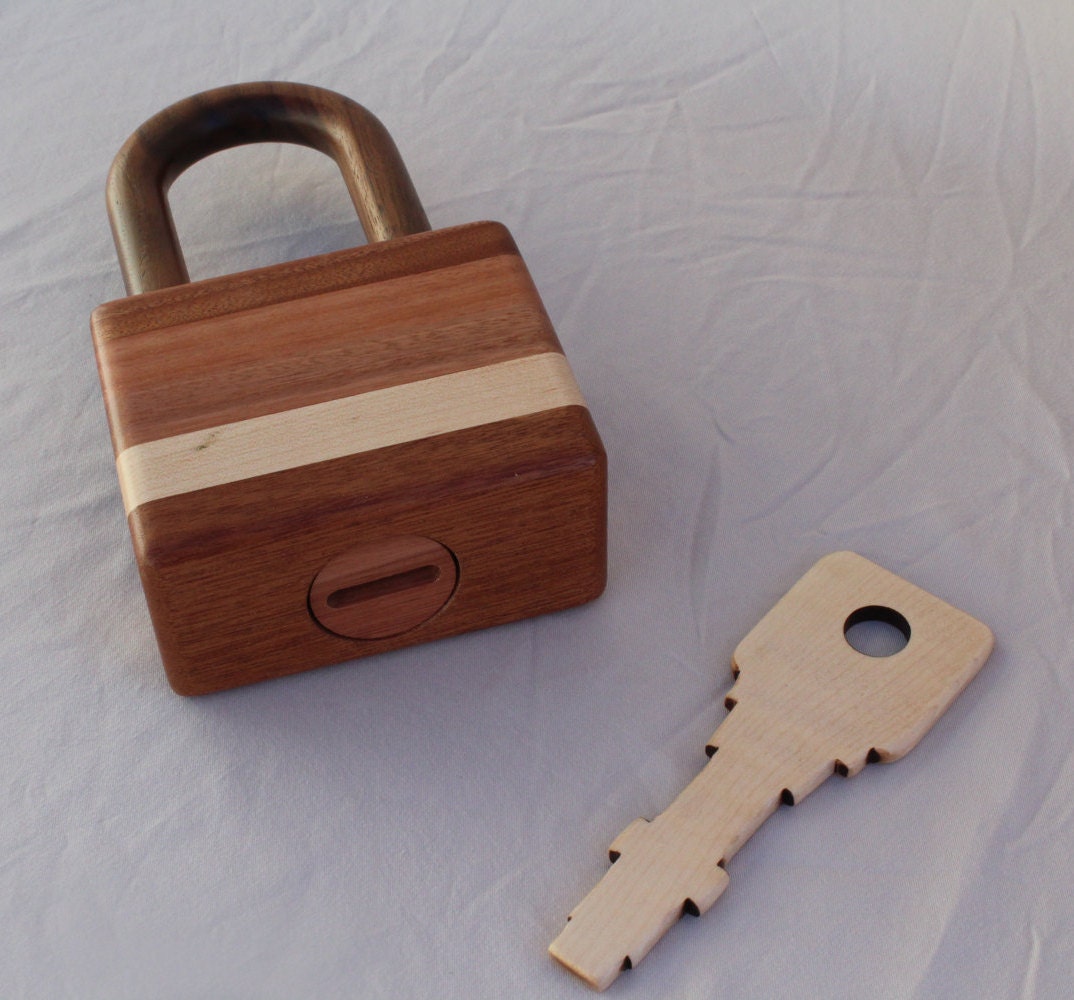 Wood Padlock - Etsy