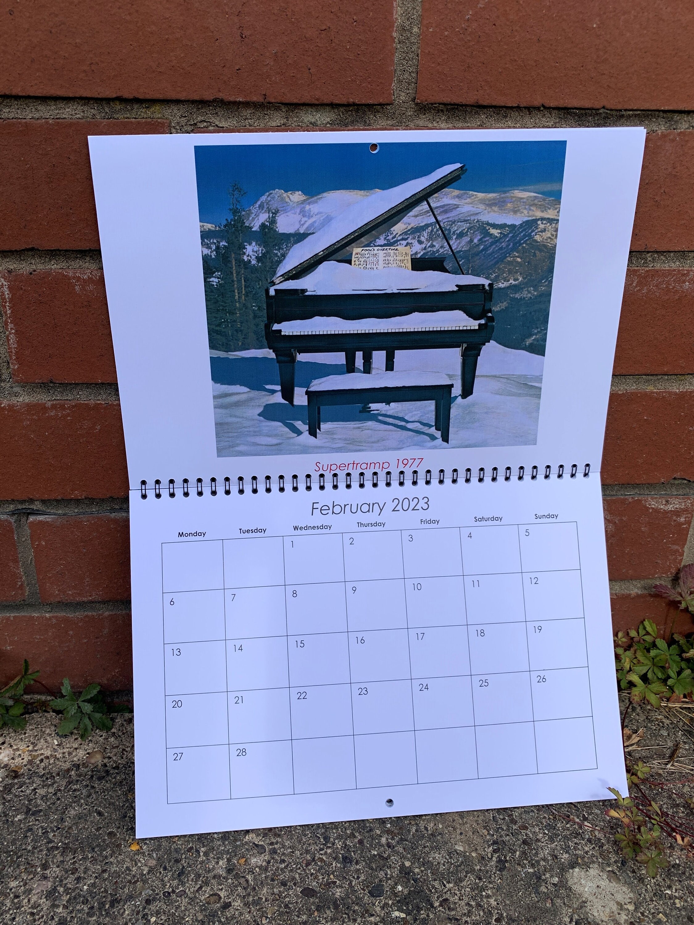 Music Lovers Calendar 2023 Christmas Gift Music Fans 2023 Custom Photo ...