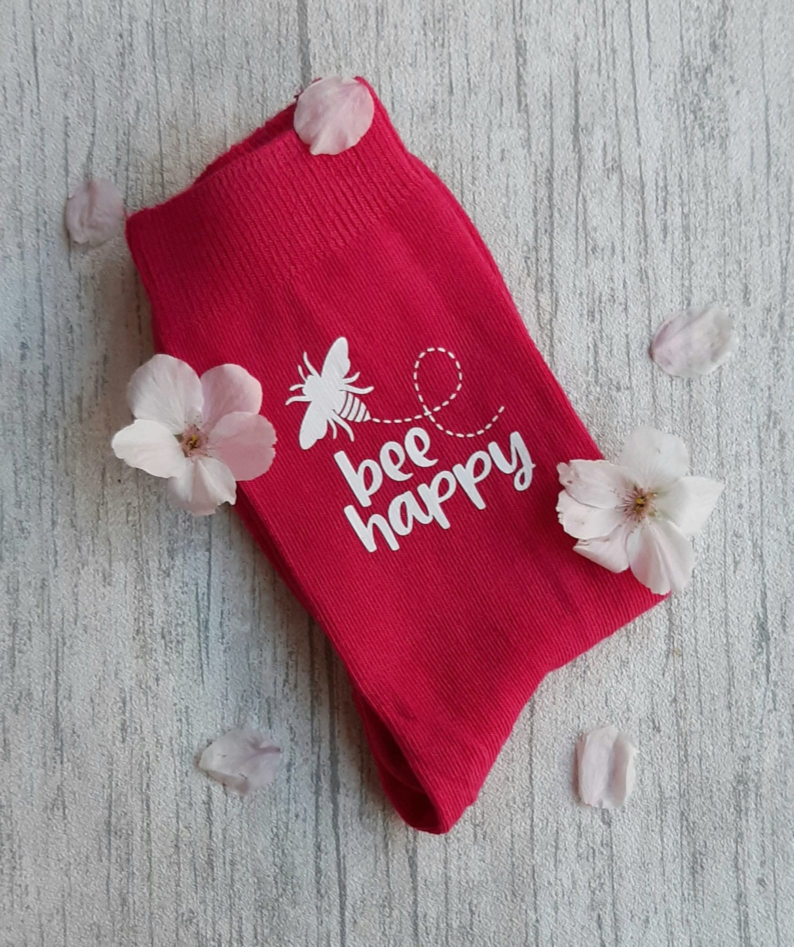 Bee Happy Socks Personalised Socks Socks With Graphics - Etsy UK