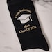 Graduation Socks - Personalised Graduation Socks - Choice of University ...