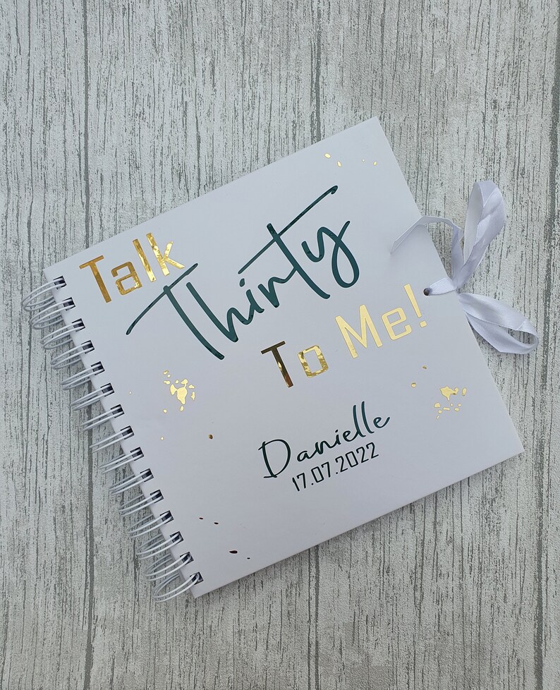 Photo Album - Guest Book - Talk Thirty to Me - 30 - Birthday - Photos ...