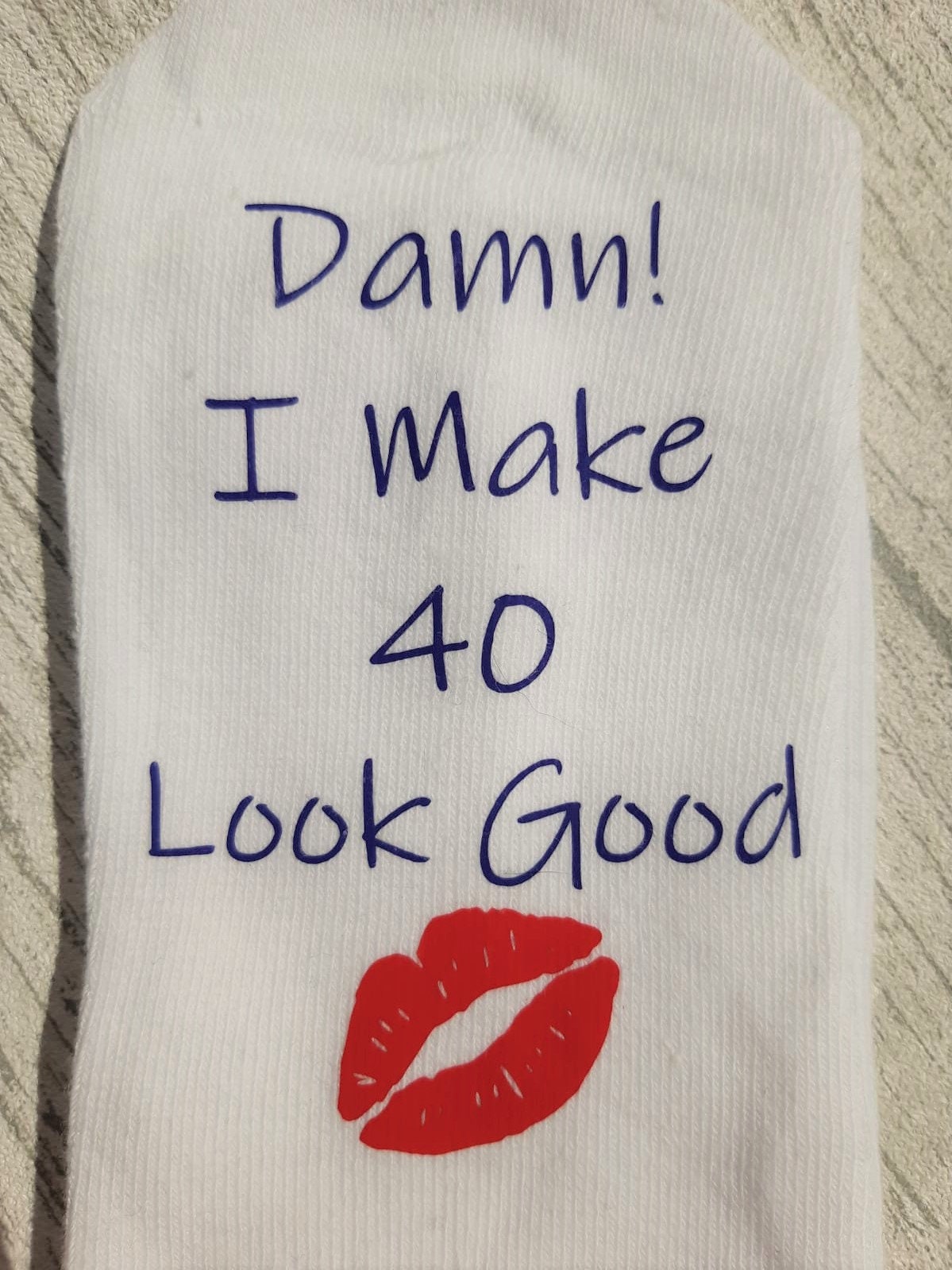 Personalised Socks underneath Message Socks Birthday - Etsy UK