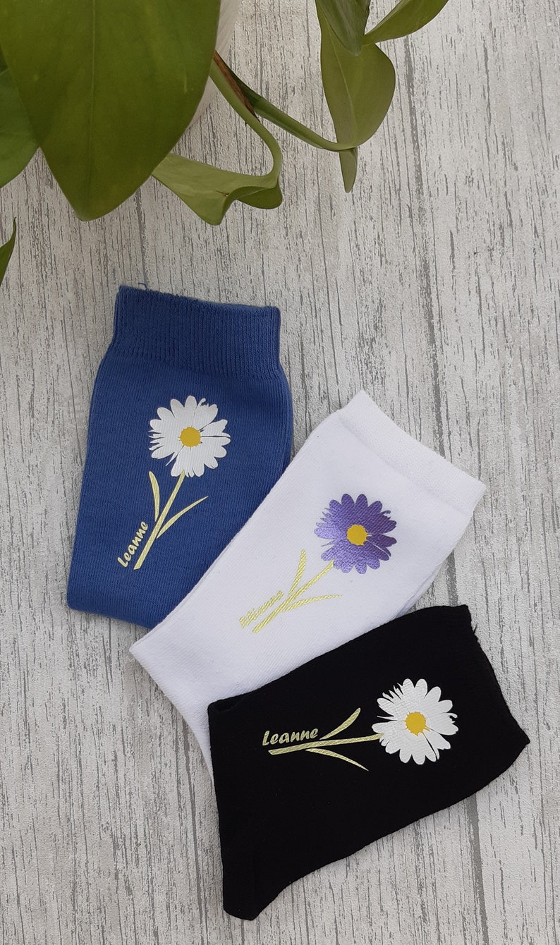 Personalised Daisy Socks Fresh as a Daisy Socks New in - Etsy UK