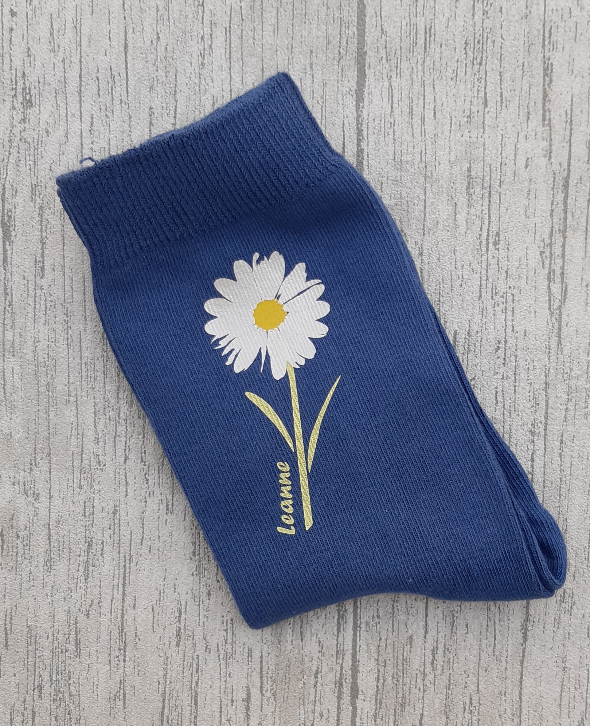 Personalised Daisy Socks Fresh as a Daisy Socks New in - Etsy UK