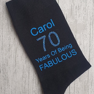 Birthday Age Socks - Personalised Socks - 18th - 21st - 30th - 40th ...