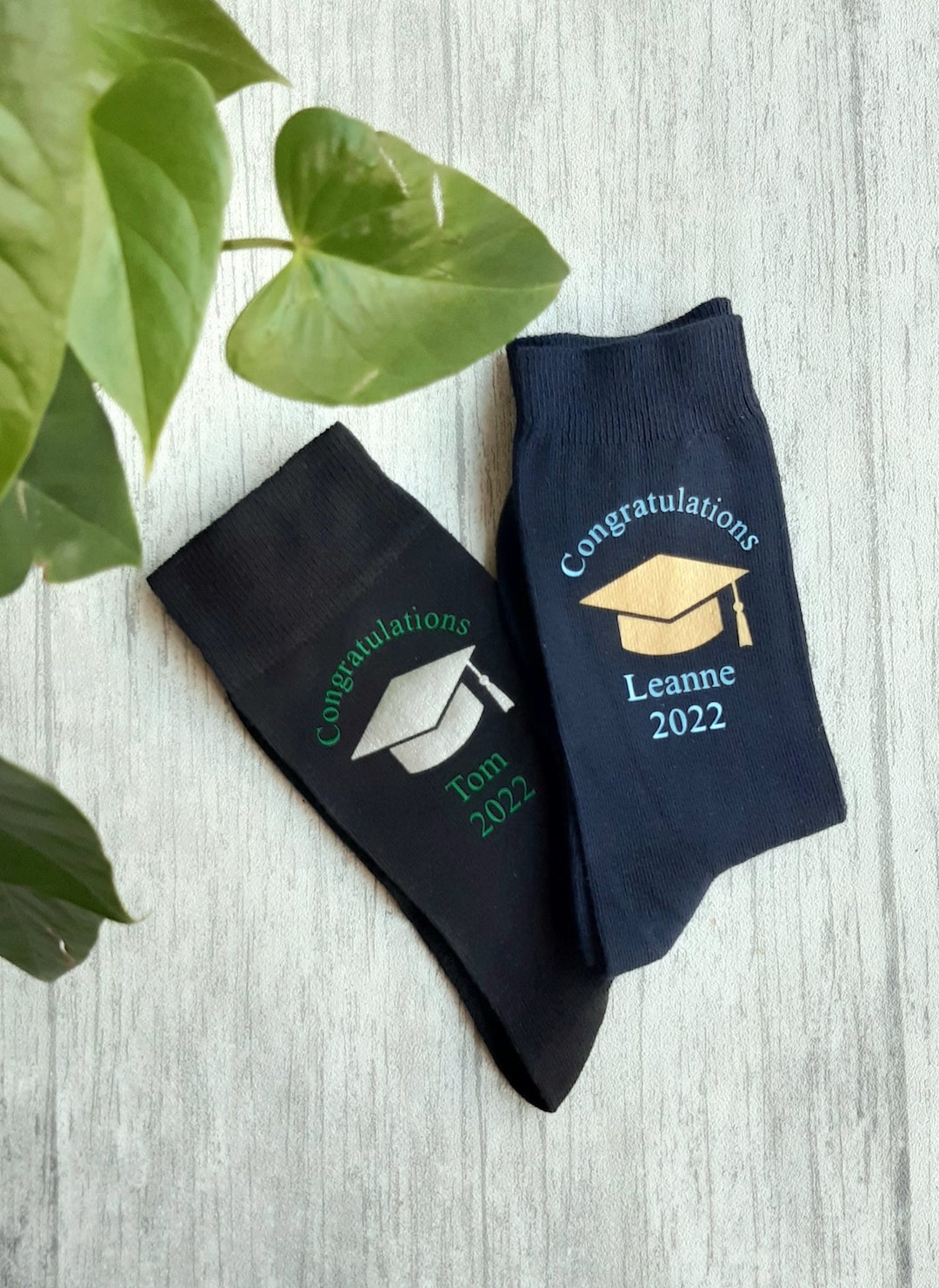 Graduation Socks - Personalised Graduation Socks - Choice of University ...