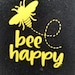 Bee Happy Socks - Personalised Socks - Socks With Graphics - Custom ...