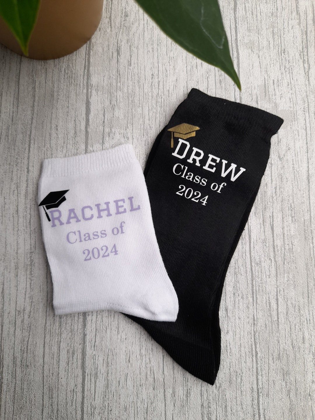 Graduation Socks - Personalised Graduation Socks - Grad - Choice of ...