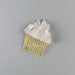 Quartz Cluster Comb Small,raw Stone Jewelry, Crystal Comb,wedding Comb ...