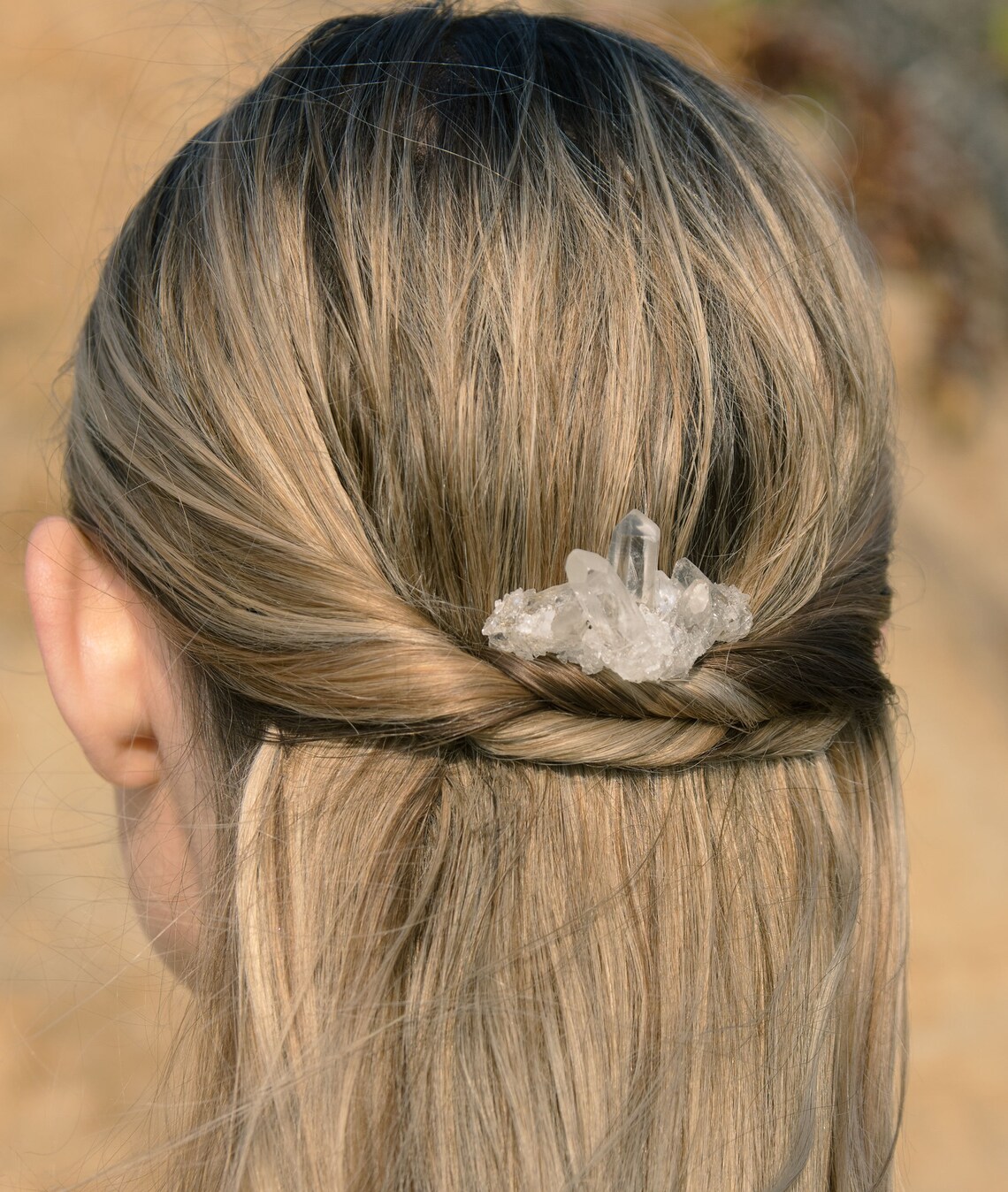 Quartz Cluster Comb Smallraw Stone Jewelry Crystal | Etsy