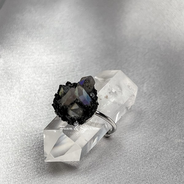 Raw Crystal Ring - Etsy