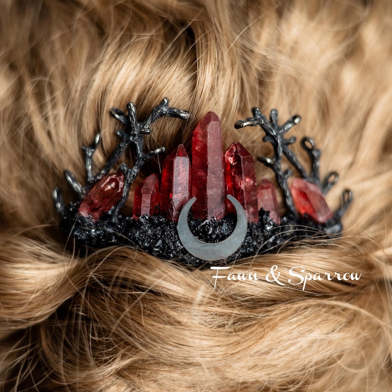 Black Red Gothic Hair - Etsy