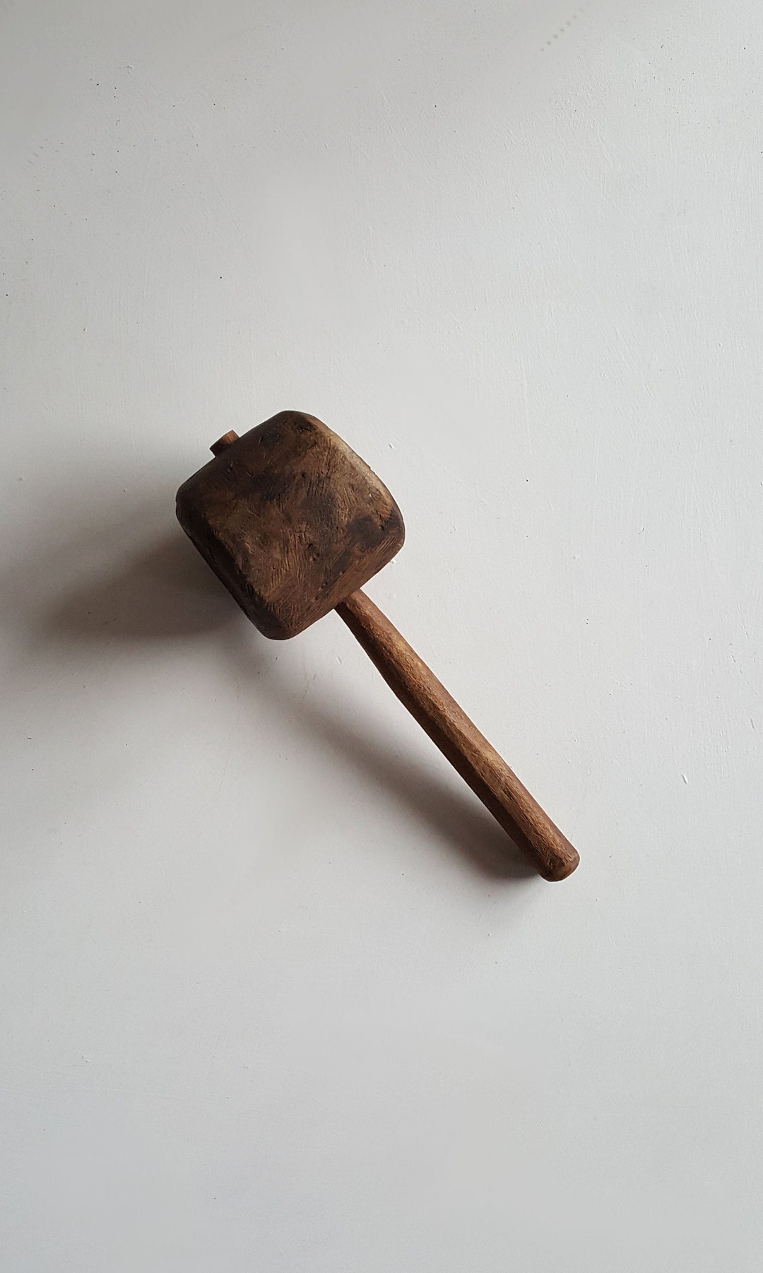 French Vintage Wooden Mallet, Old Tools, Woodworking Tool, Carpenters ...