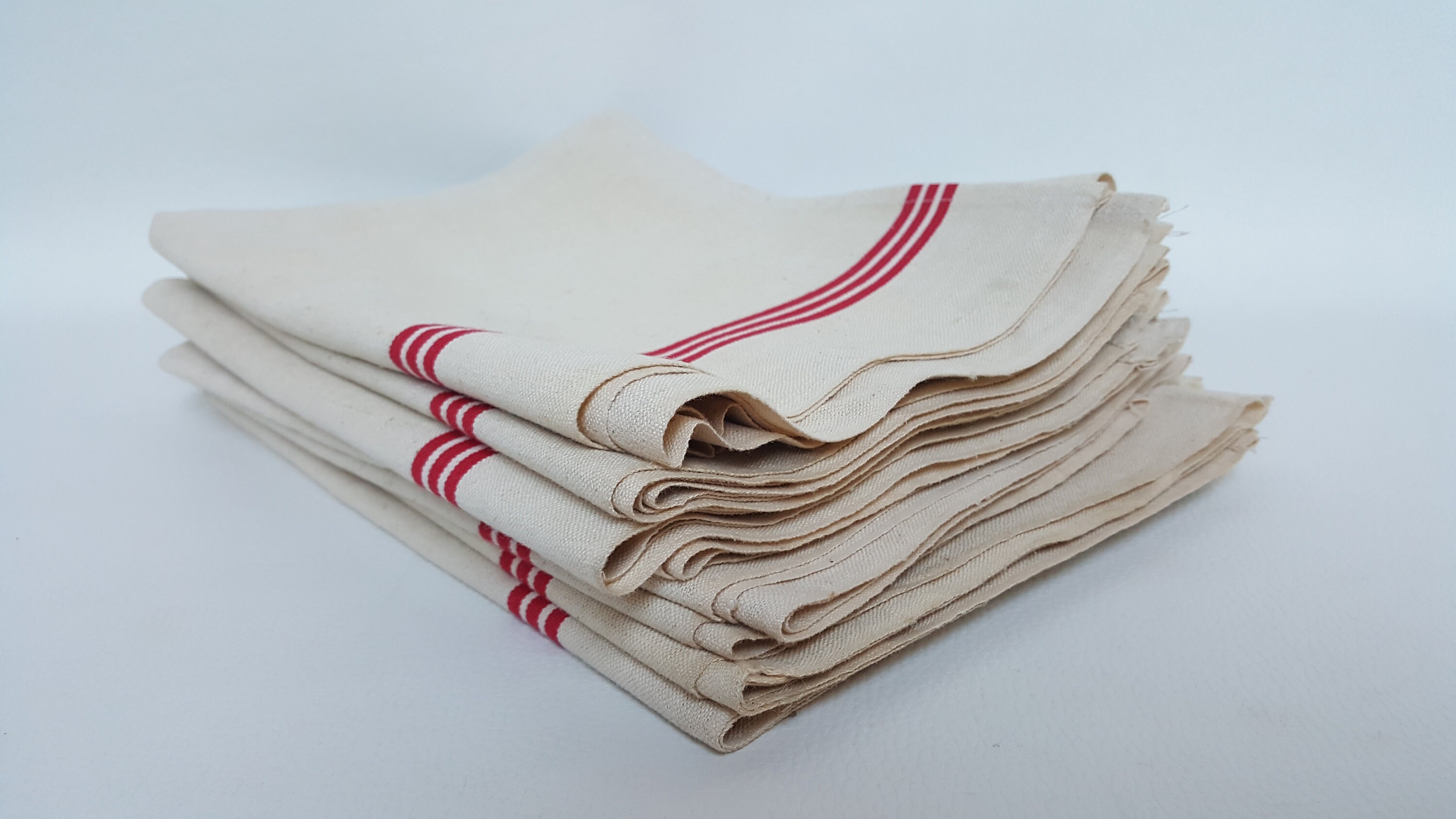 French Vintage Large Torchon / French Vintage Kitchen Cloth / - Etsy