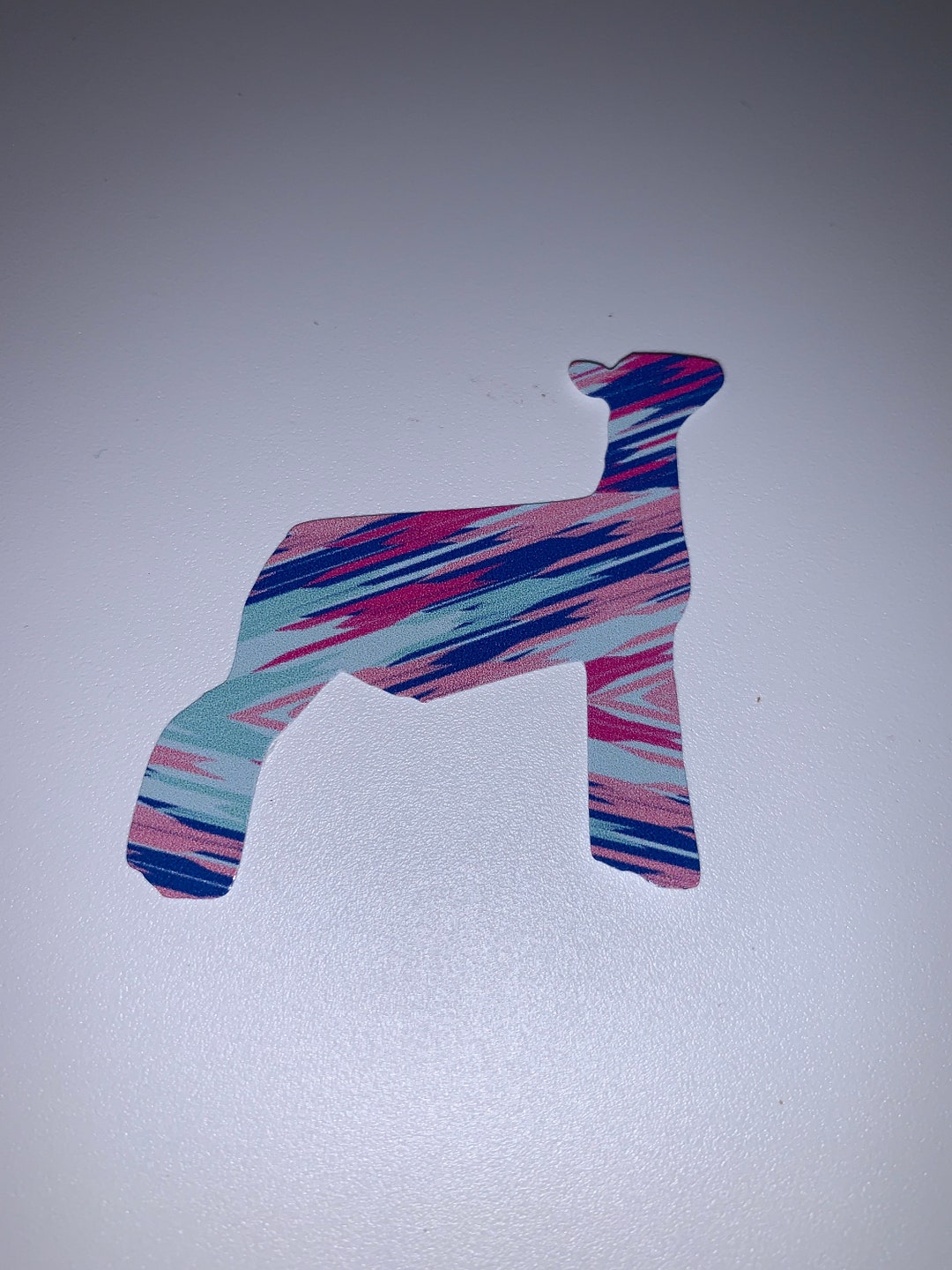 Lamb Sheep Permanent Adhesive Decal Sticker. Smaller Size - Etsy