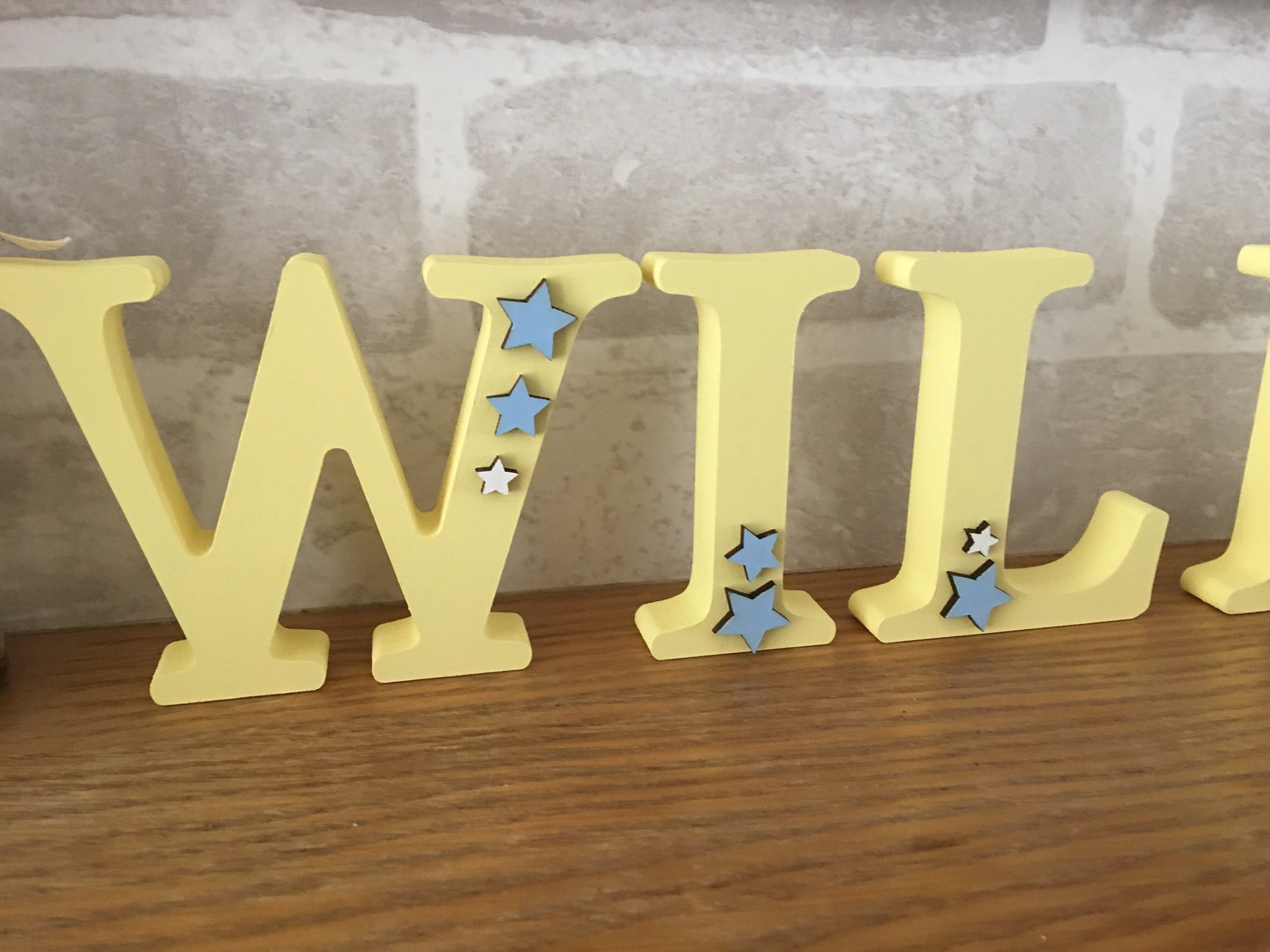 Wooden Letters Freestanding Wooden Names Nursery Letters - Etsy