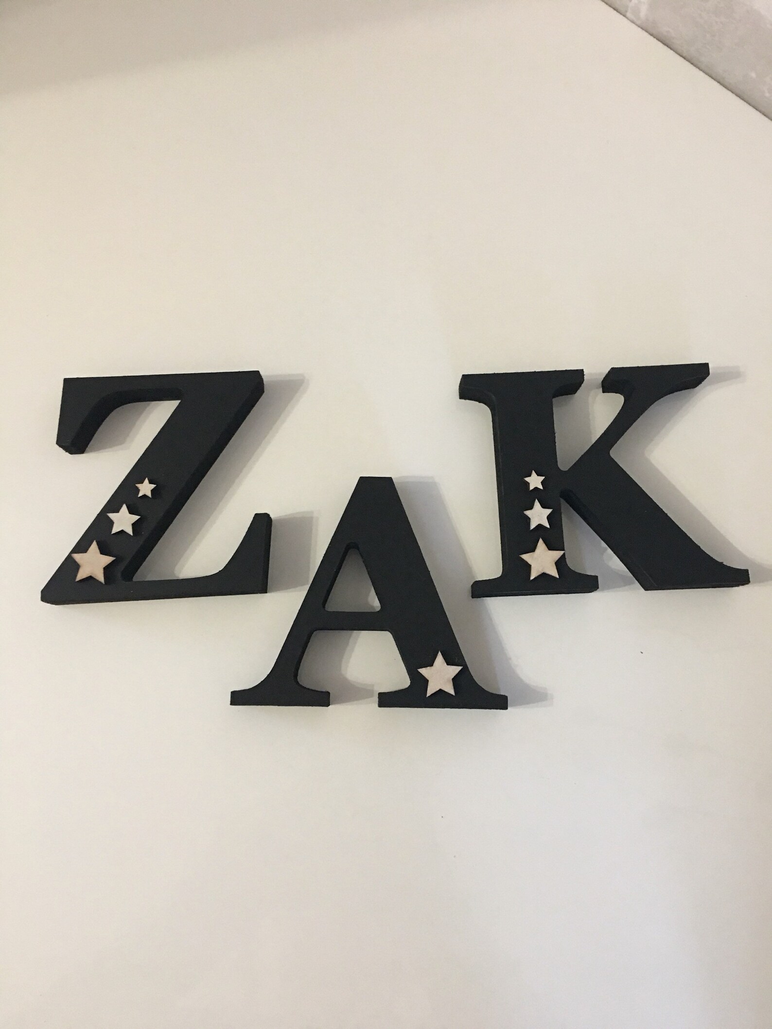 Wooden Letters Freestanding Wooden Names Nursery Letters - Etsy