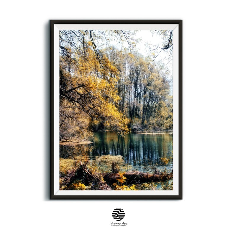 Fall Landscape Print,nature Landscape Wall Art,tree Branches Print ...