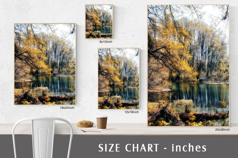 Fall Landscape Print,nature Landscape Wall Art,tree Branches Print ...