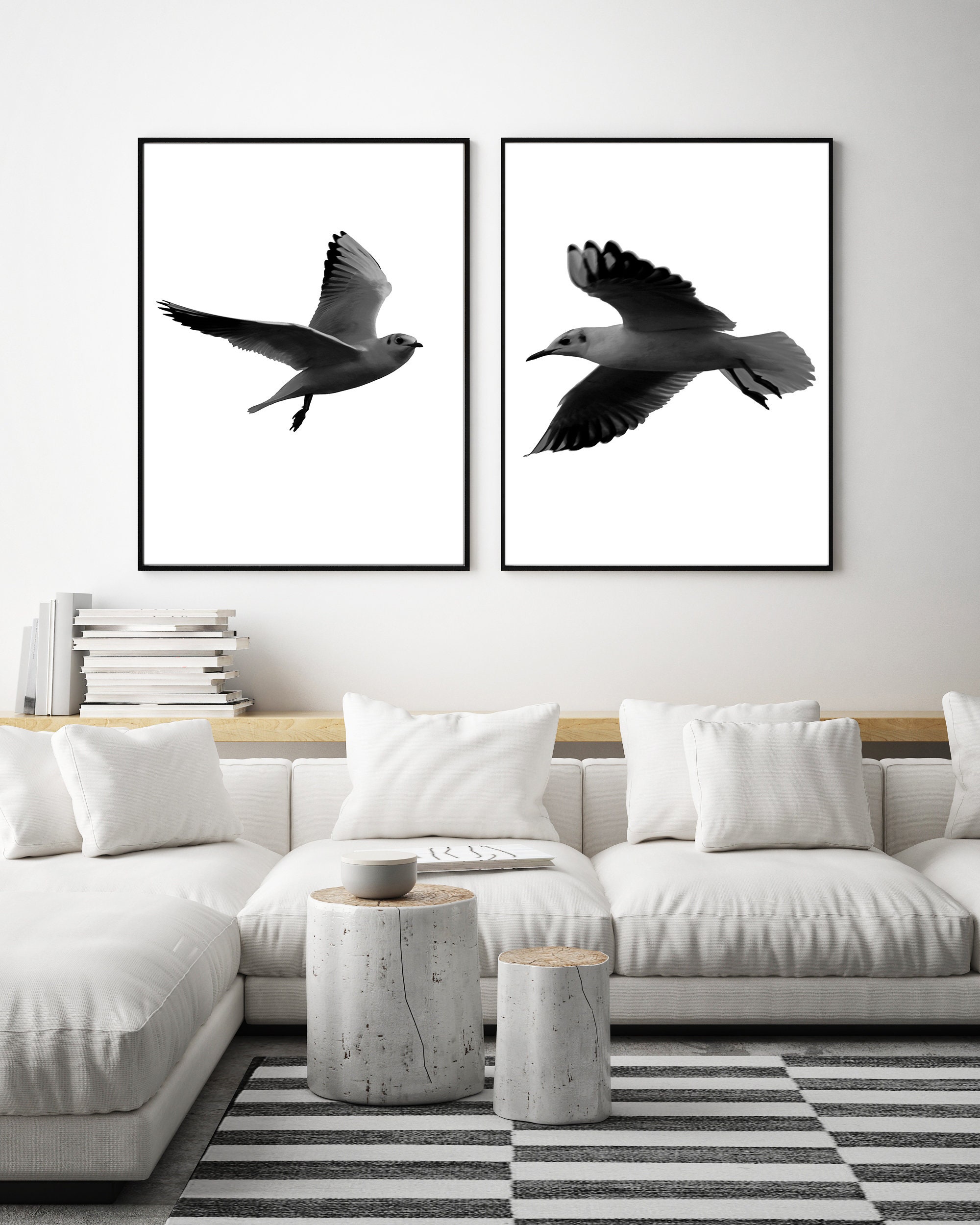 Bird Print Set of 2bird Prints Wall Set Photography Prints - Etsy