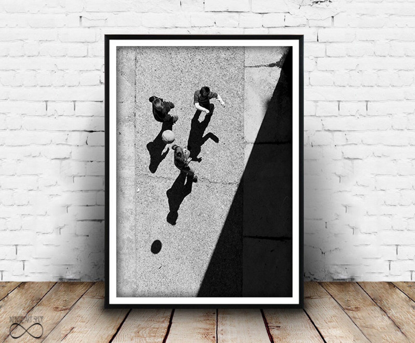 Fine Art Photography,black & White,football Players,minimalist Street ...