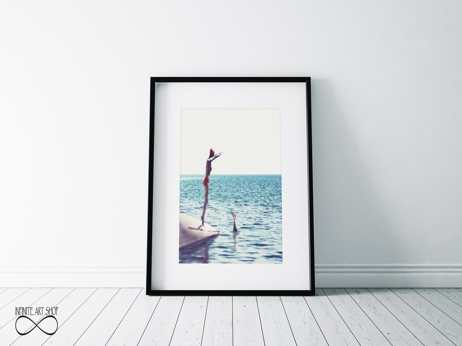 Swimming Art Print,girl Swimming Art,digital Artwork,swim Art Print ...
