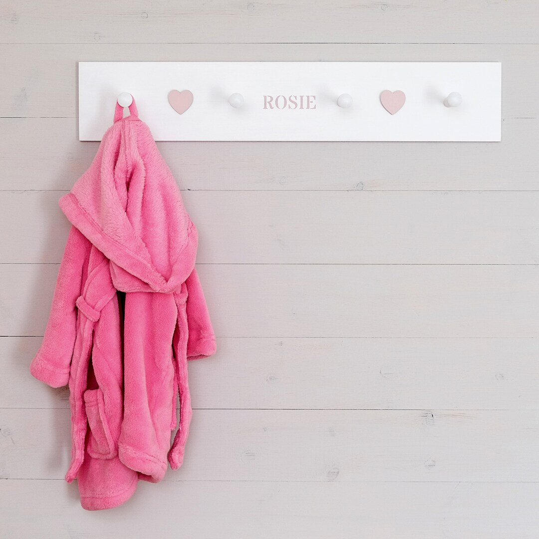 Personalised Heart Peg Rail - Etsy