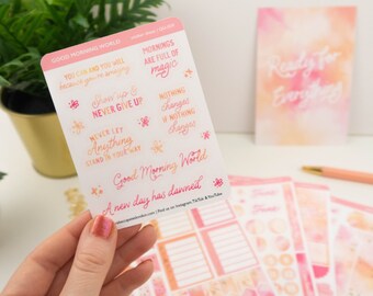 Motivational Quote Planner Stickers - Etsy
