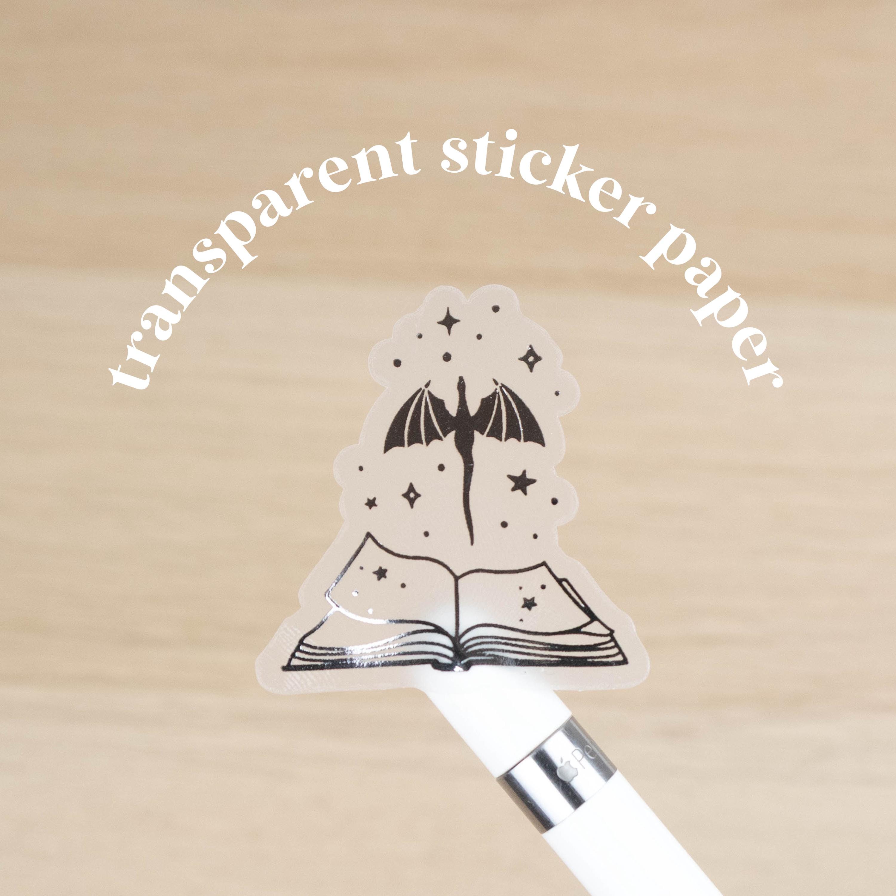 Sparkles! Clear Foiled Planner Sticker Sheet. Decorative Overlay ...