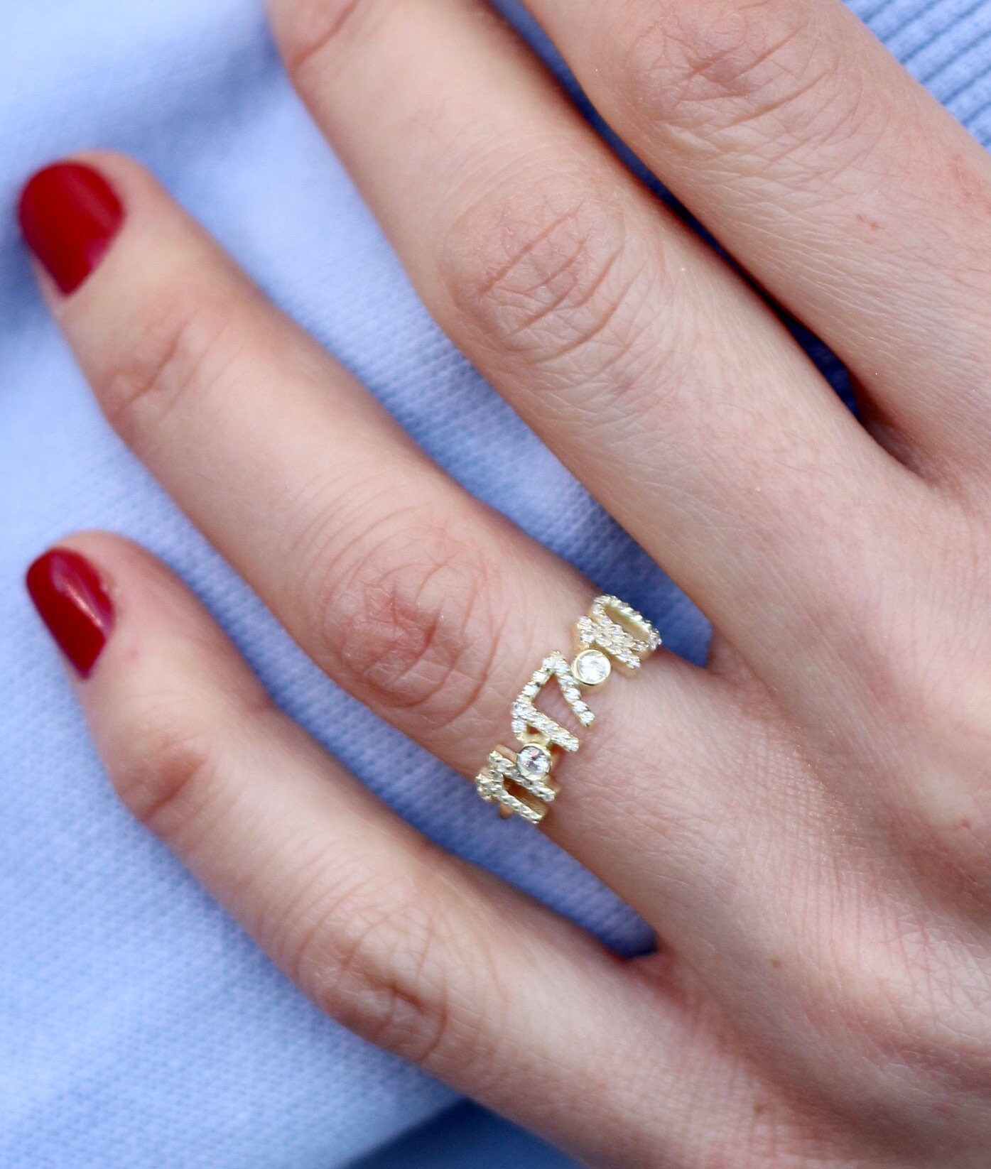 Anniversary Gift Birthday Date Ring Personalized Number - Etsy