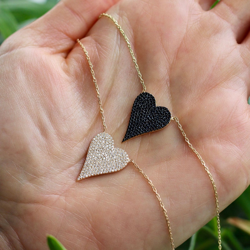 Heart Shape Necklace - Etsy