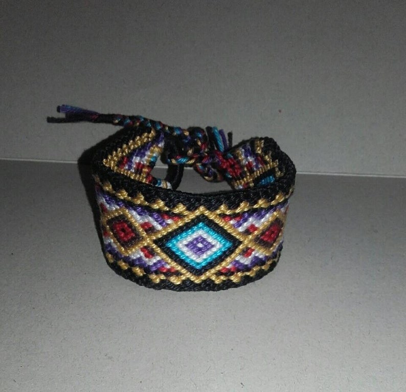 Native American Braided Bracelet Friendship Bracelet Knotted - Etsy