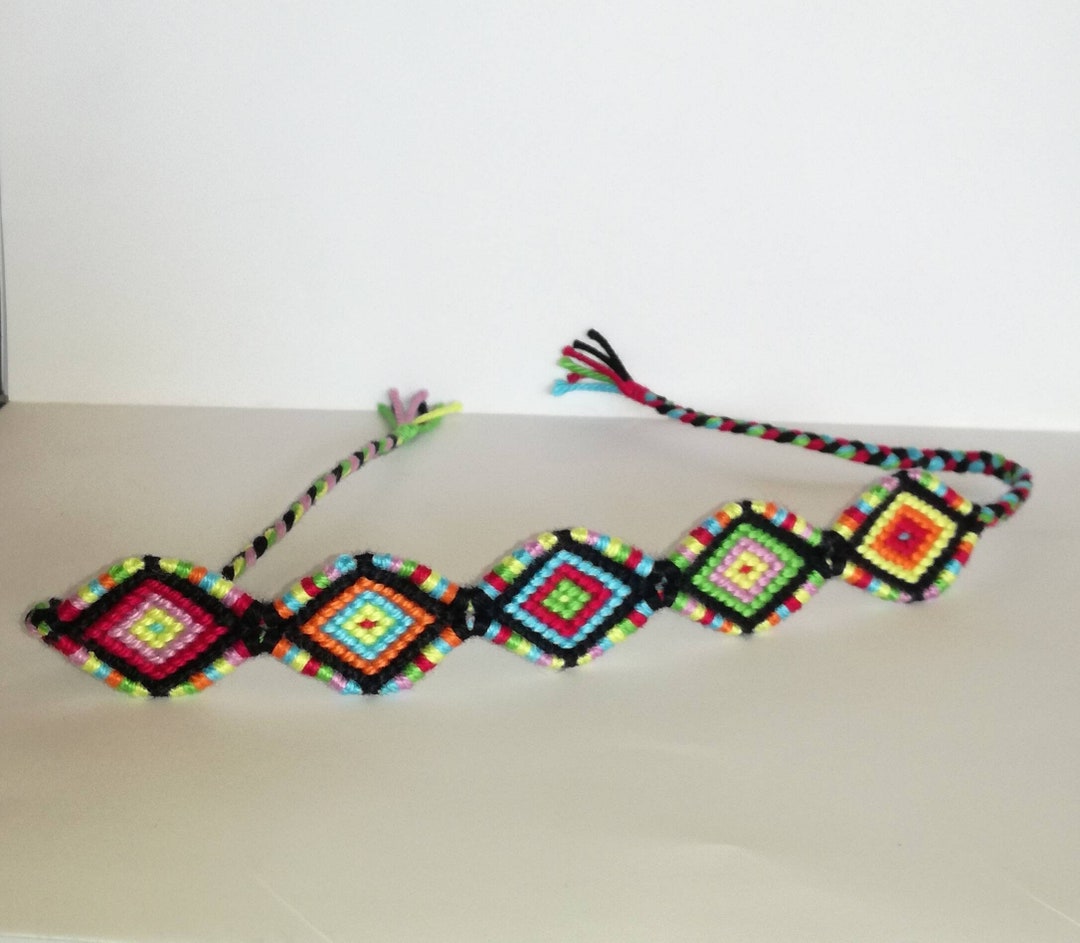 Colorful Indian Friendship Bracelet Bracelet Bresilien Indian Braided ...