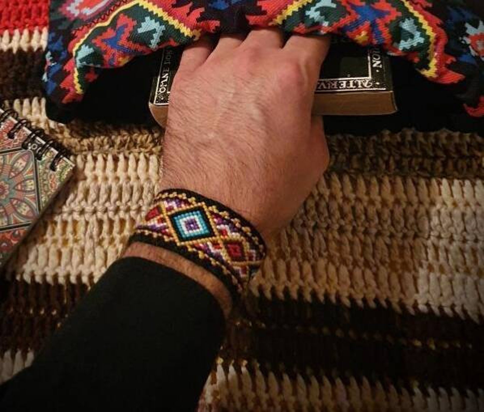 Native American Braided Bracelet Friendship Bracelet Knotted - Etsy