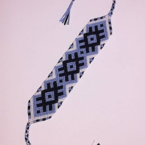 Tribal Friendship Bracelet Native Style Knotted Bracelet Braided Wrist ...