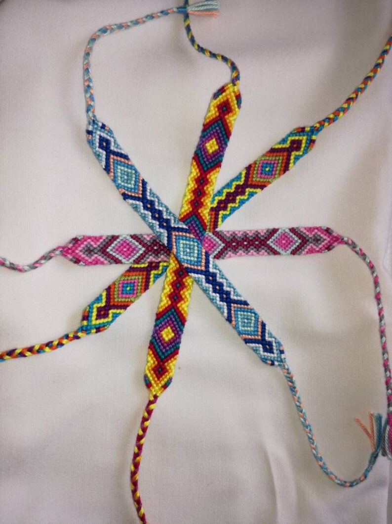 Tribal Friendship Bracelet Braided Jewelry Handwoven Bracelet - Etsy