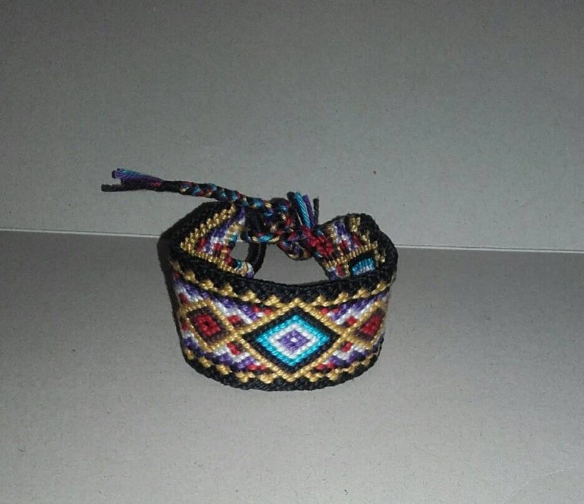 Native American Braided Bracelet Friendship Bracelet Knotted - Etsy