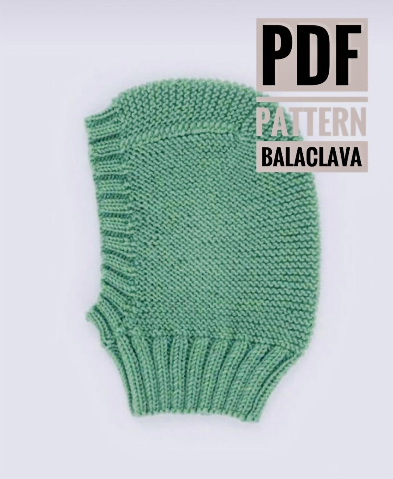 Balaclava KNITTING PATTERN for Women Instant Download PDF | Etsy