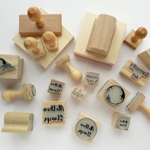 Custom SOAP Stamp LOGO, Natural Cosmetics Lover Gift, Cold Process Soap ...