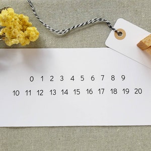 BABY CLOTHING SIZES Stamp Set, Children Clothes Sizes Labels Stamps ...