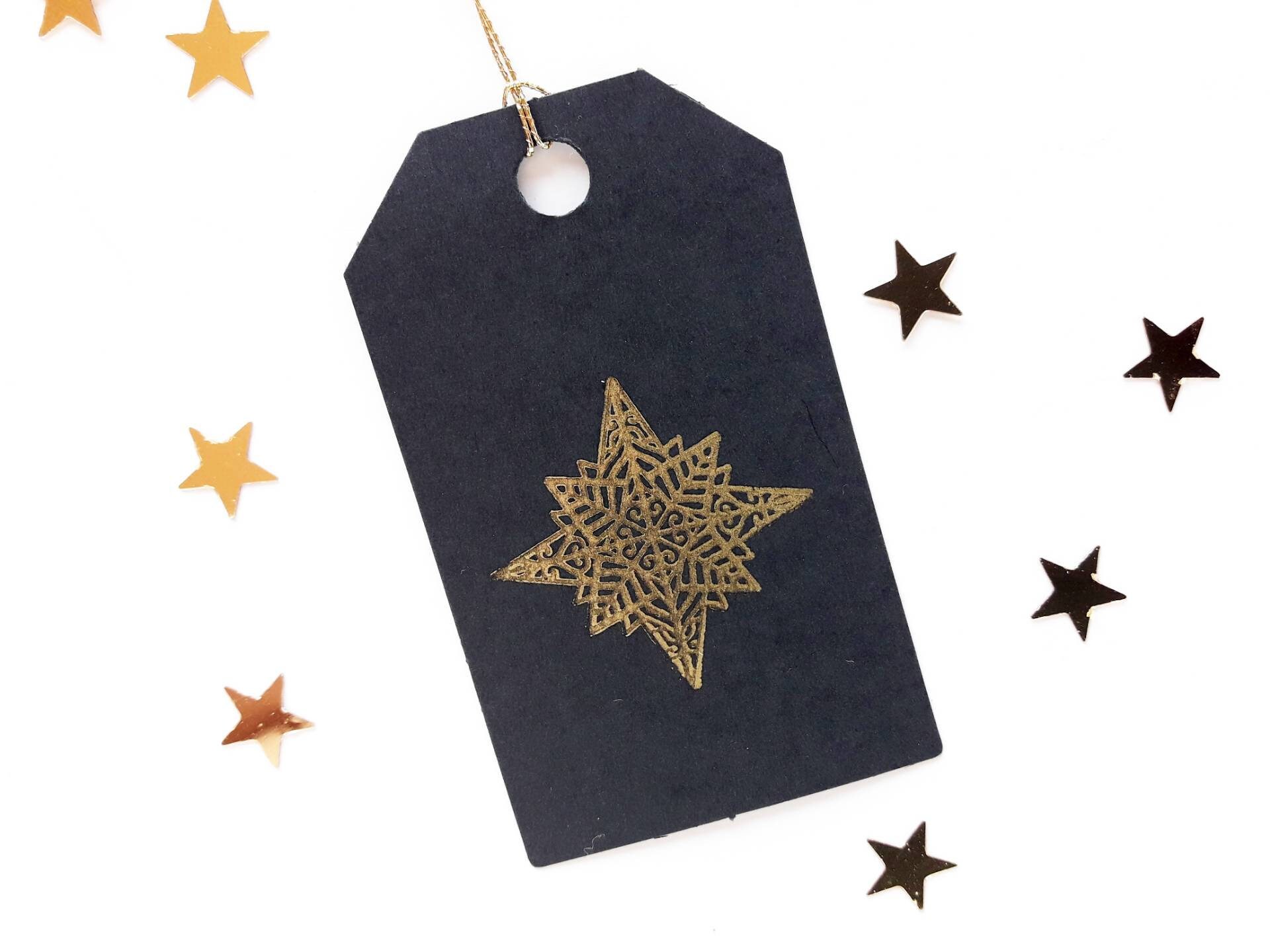 North Star Stamp Christmas Star Stamp Star Stamp for Gift - Etsy