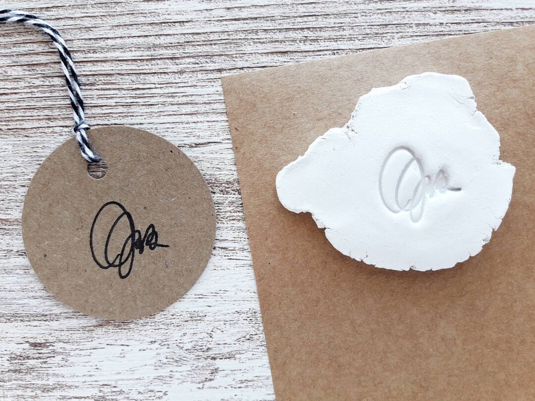 Custom SIGNATURE Stamp for CLAY, Custom Pottery Stamp, Signature Stamp ...