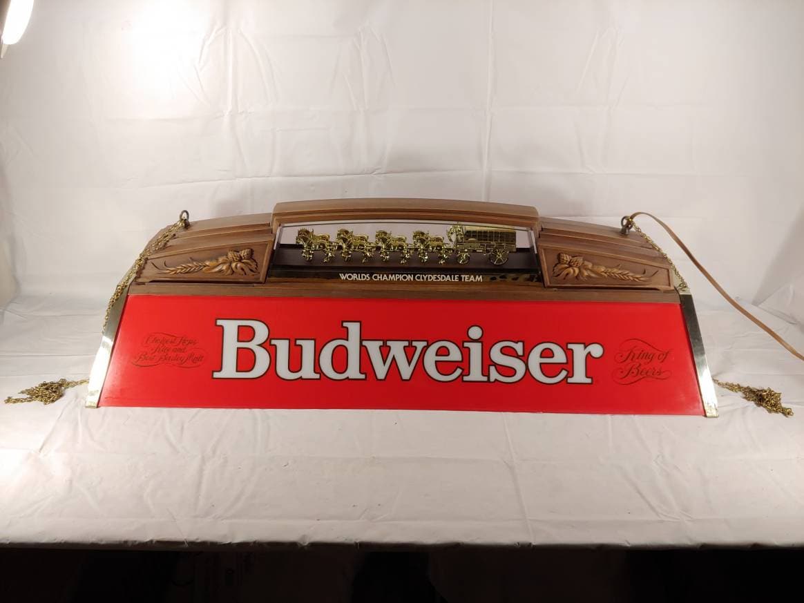 Budweiser Pool Table Lamp