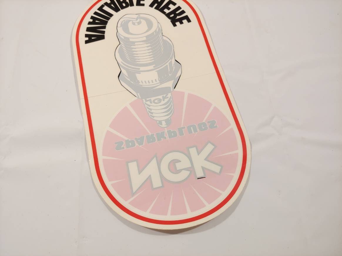 Vintage NGK Spark Plugs Decal Sticker - Etsy