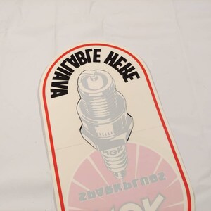 Vintage NGK Spark Plugs Decal Sticker - Etsy